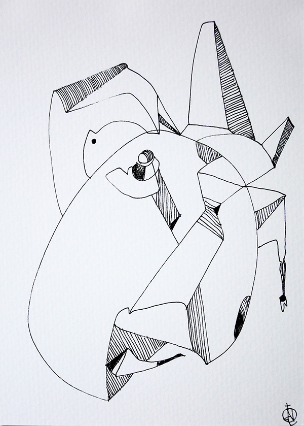 Daniela Tovar Artwork - Colorless Drawings I