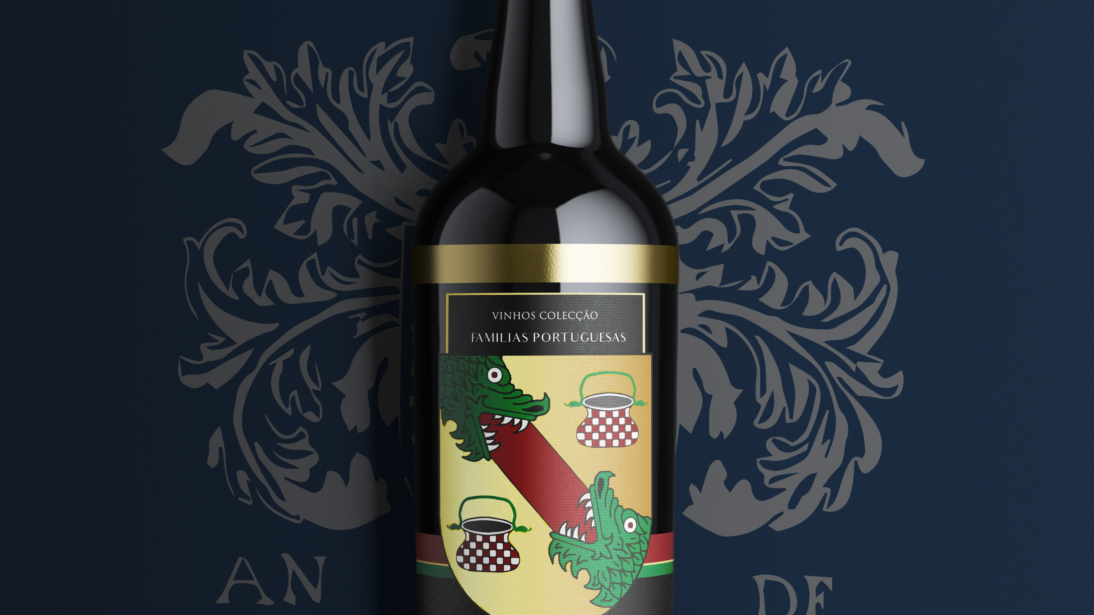 Patricia Miyao-Andrade - Leão Duplo Wine Label