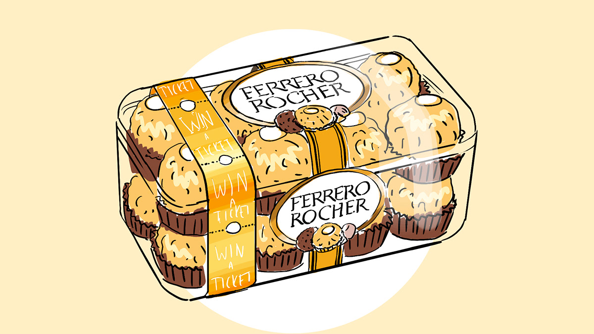 Polina Enuvesta Portfolio - New Year with Ferrero Rocher 2020