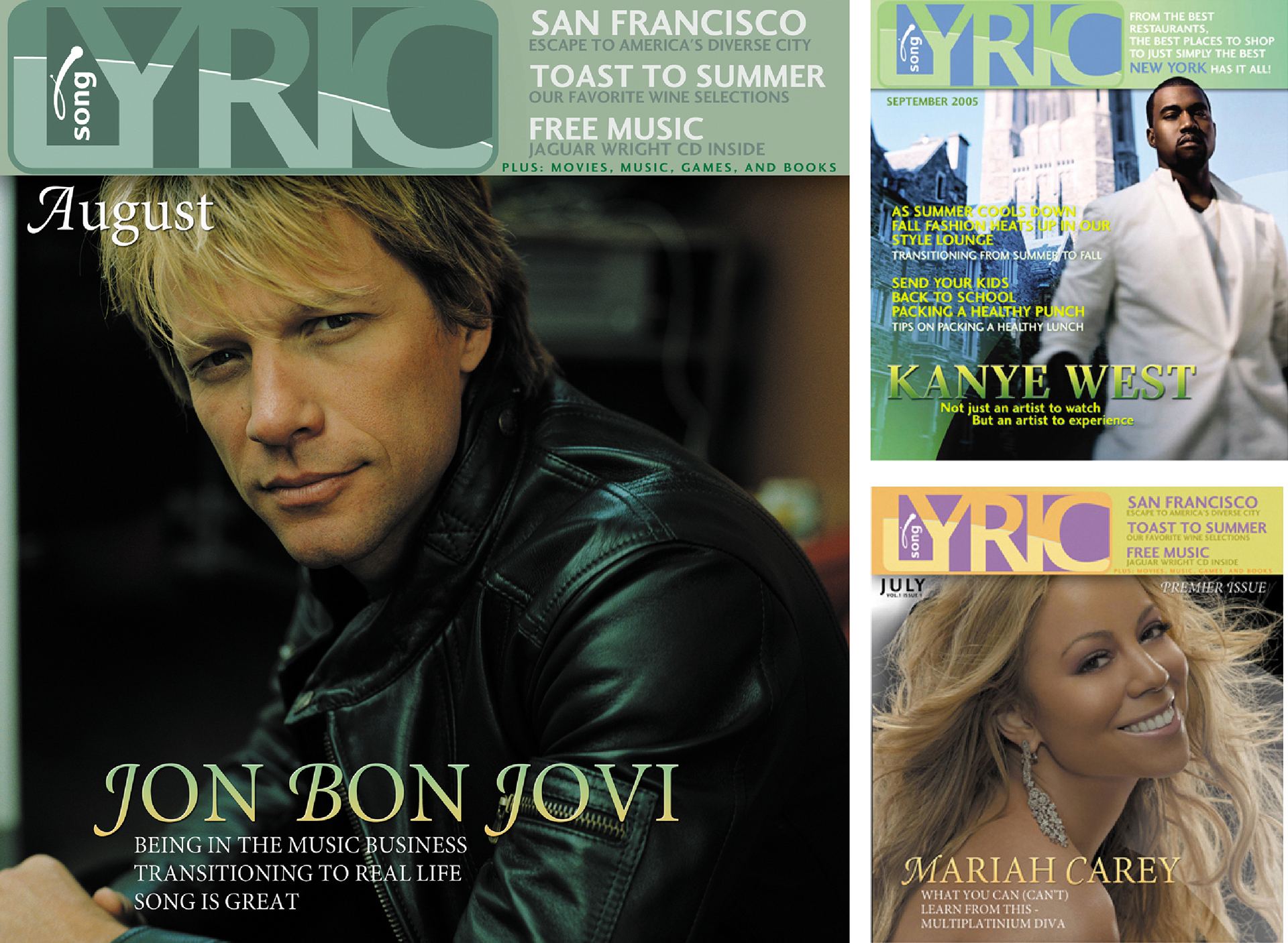 GOLDFINGERCREATIVE - Lyric Magazine Design