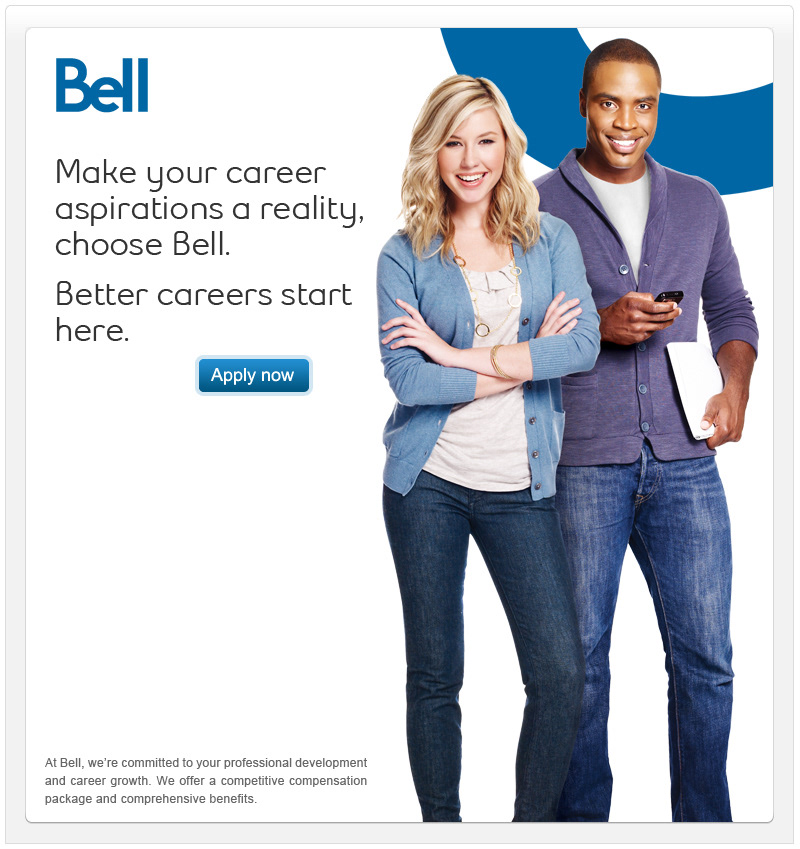 Chris brown - BELL Careers online ads
