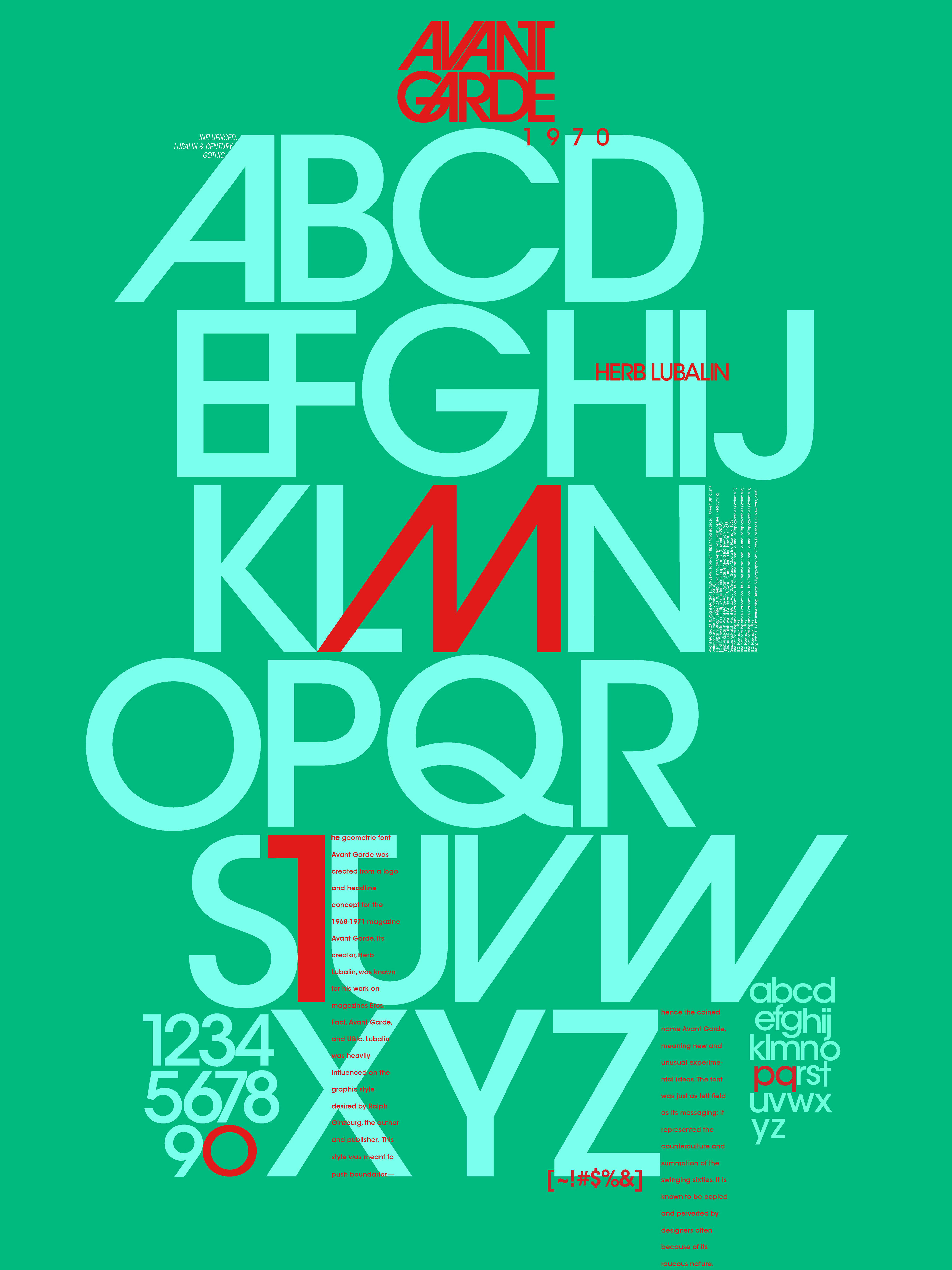 Herb Lubalin Avant Garde Font