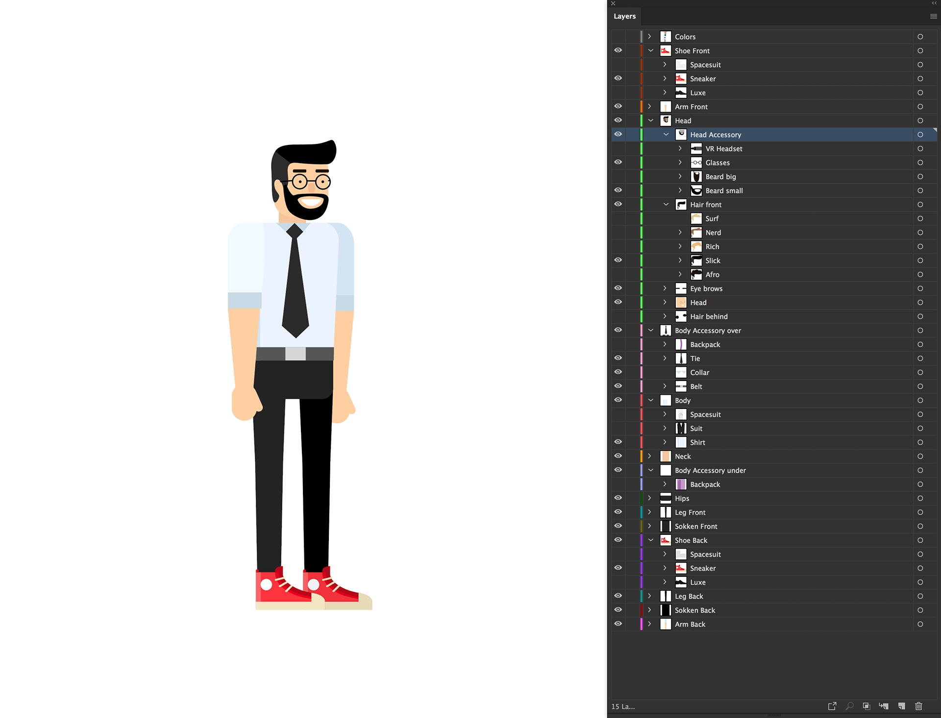 Maarten Mensink - Flexible Character Design System