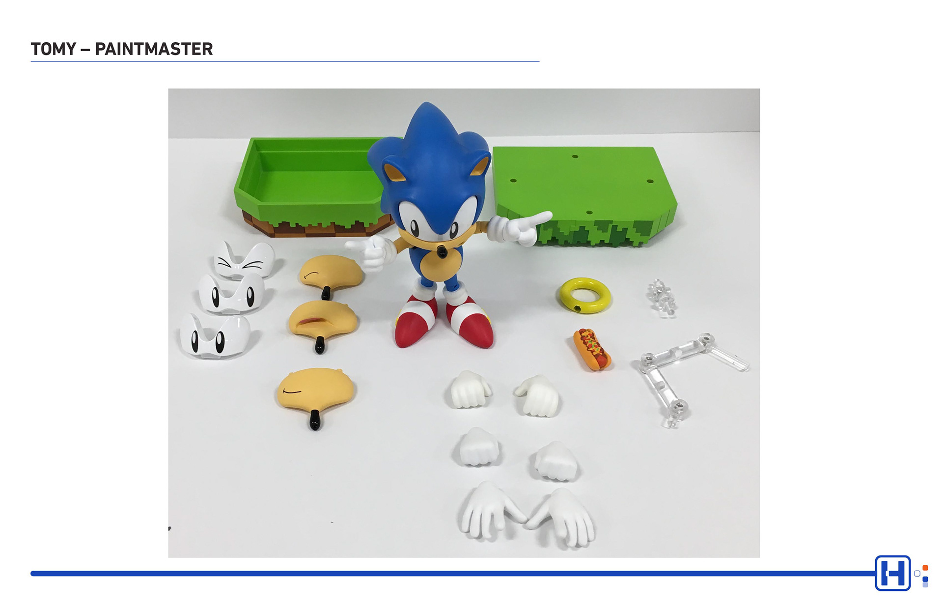 Hoffelddesign - Classic 1991 Ultimate Sonic Figure - TOMY Toys