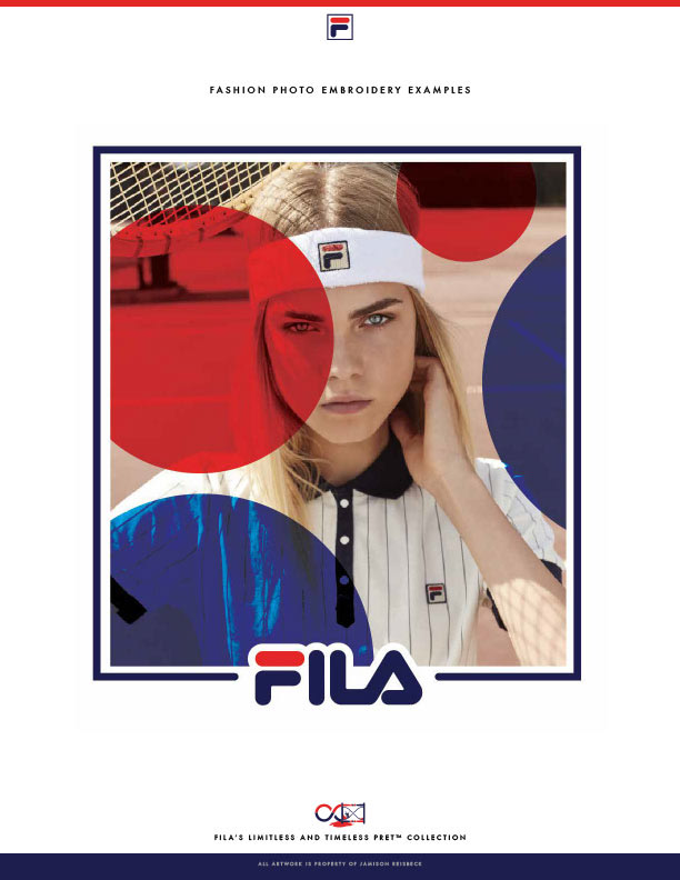 Jamison Reisbeck - FILA - Embroidery Apparel Graphics