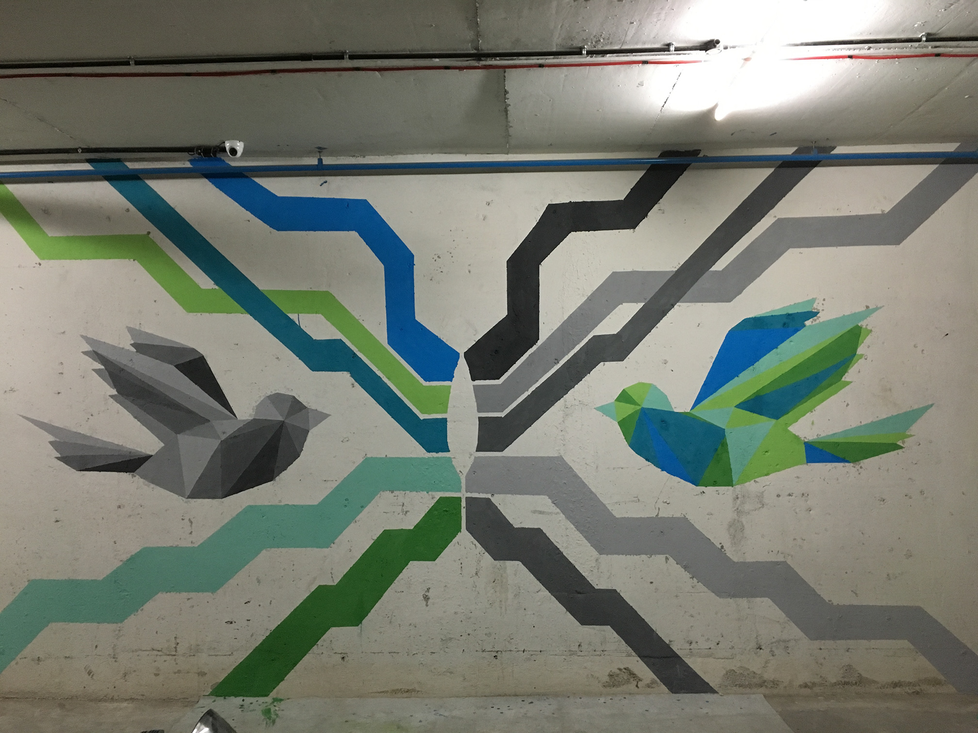 Harleen Chatha - Exchange the Robin - Mural at VR Whitefield