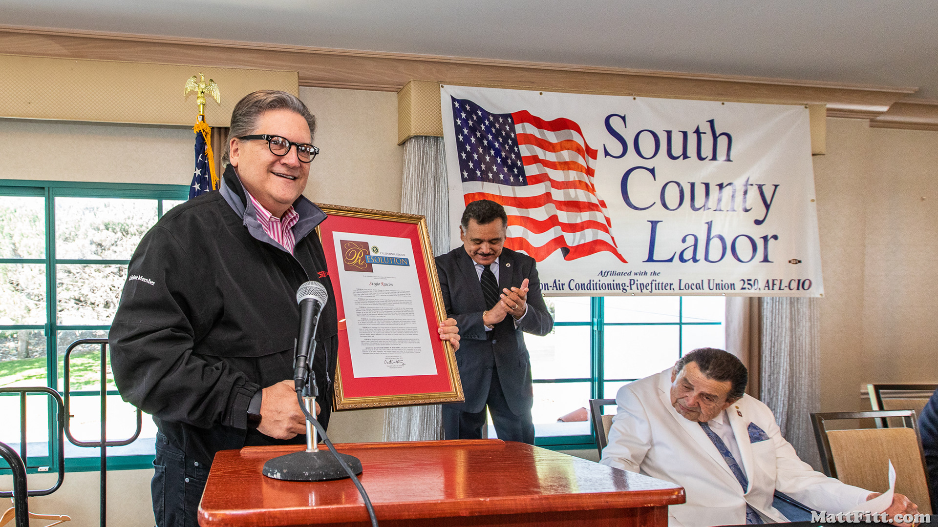 Matt Fitt Photography - SOUTH COUNTY LABOR HONORS SERGIO RASCON (PART TWO)
