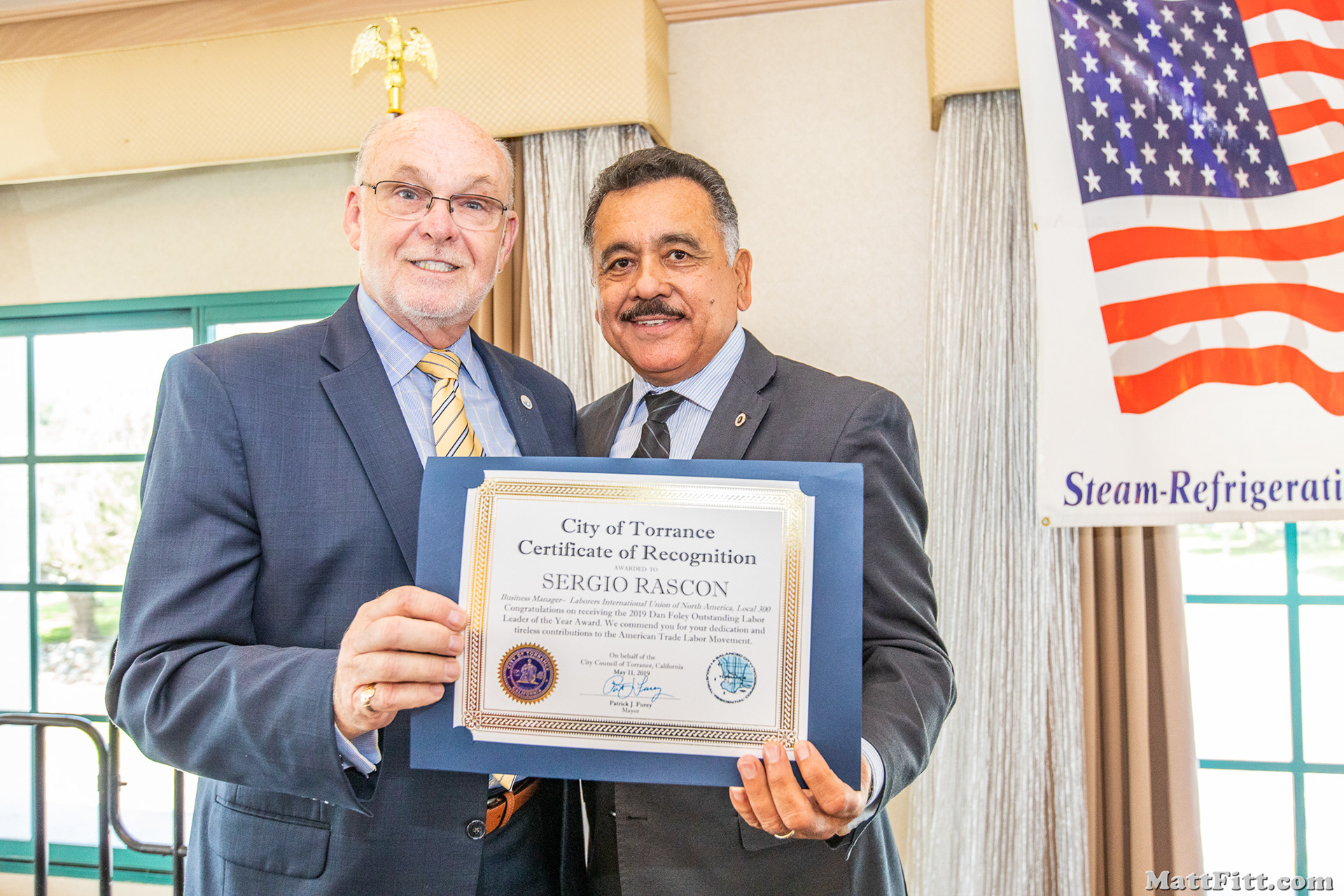 Matt Fitt Photography - SOUTH COUNTY LABOR HONORS SERGIO RASCON (PART TWO)