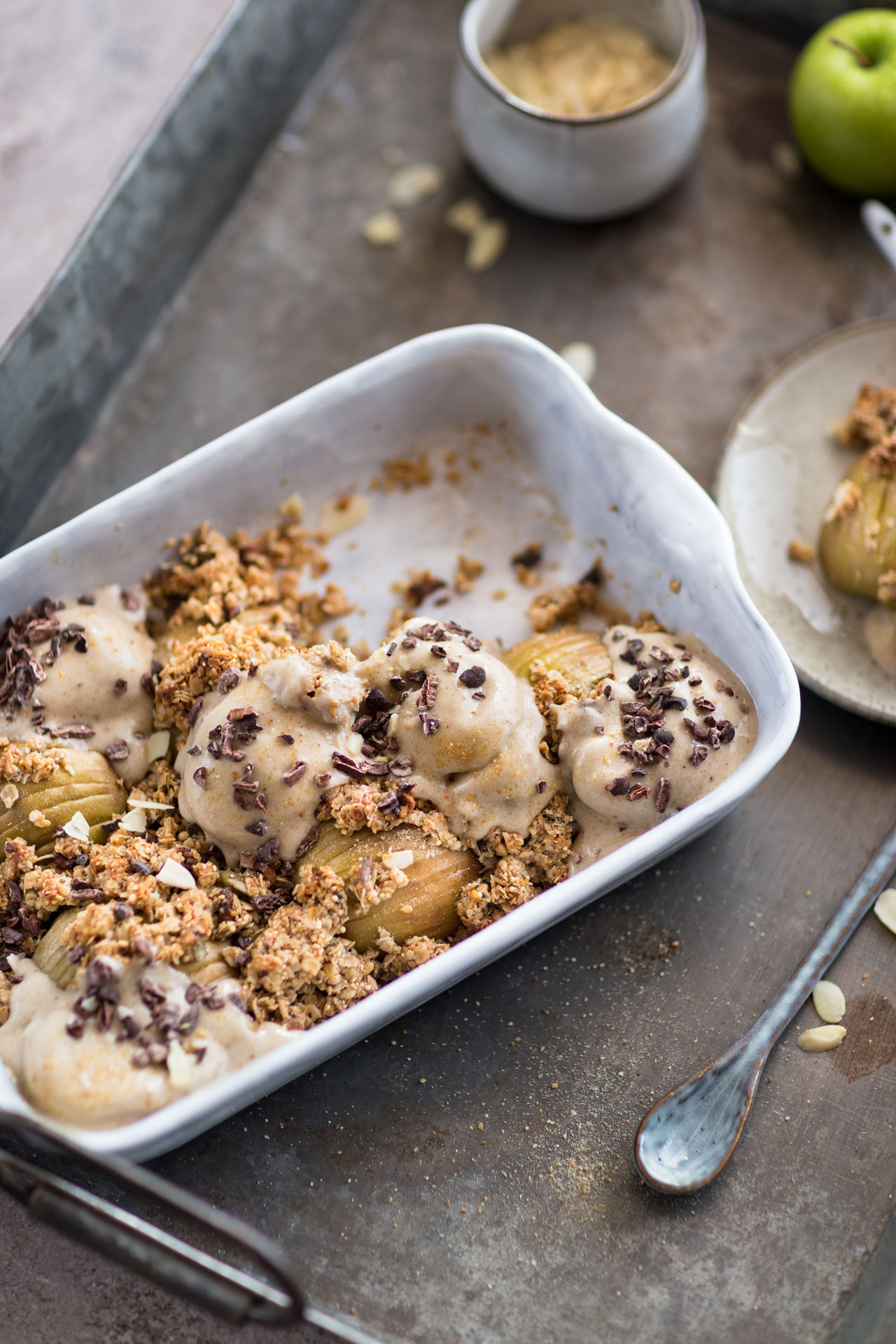 Lenaliciously - gebackener Apfel Crumble