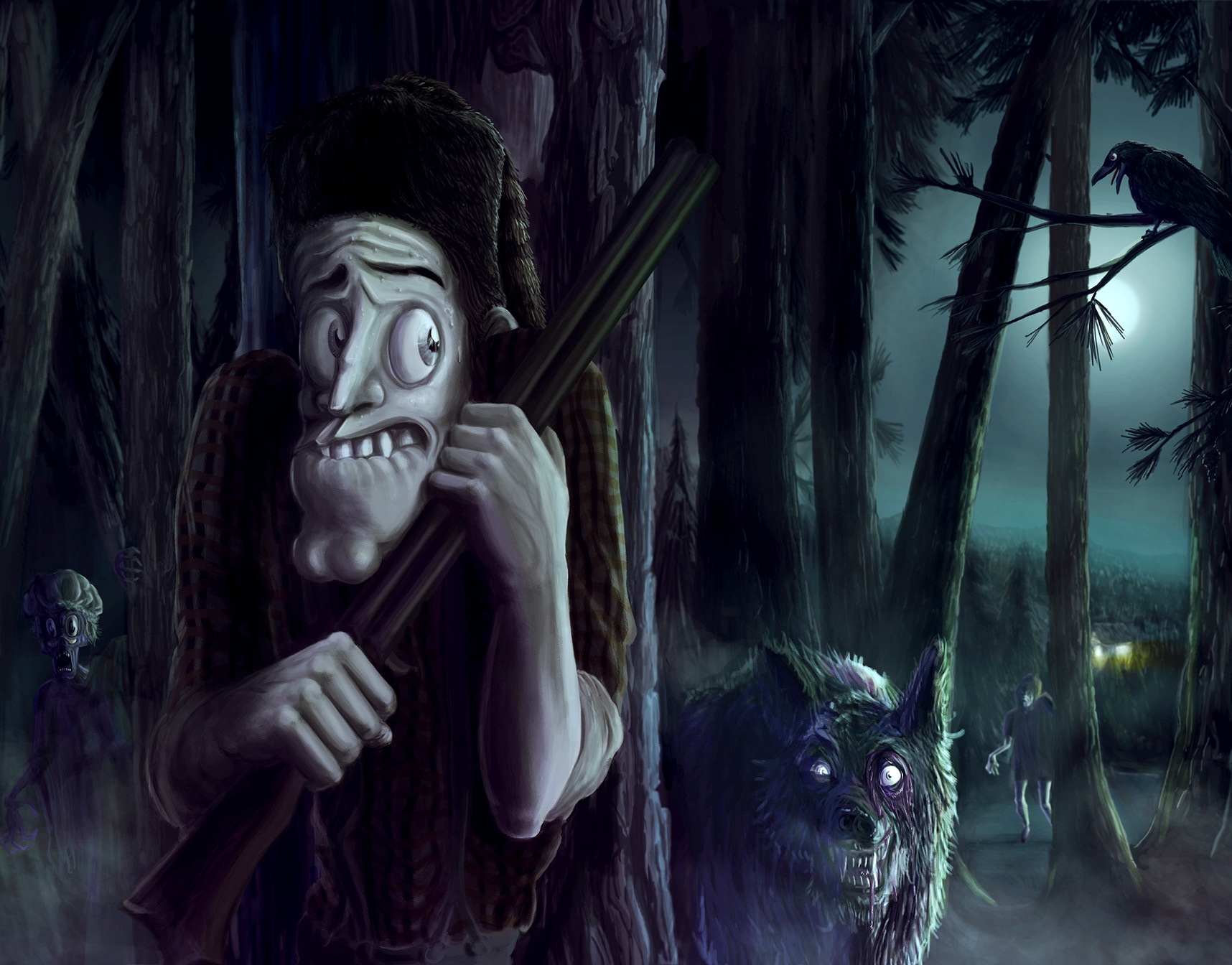 Roberto Jun Nakashima - little Red Riding Hood Zombie