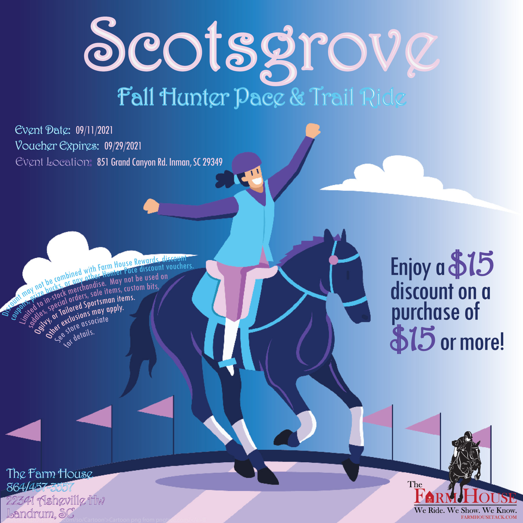 Brooke Graydon - Hunter Pace Vouchers for The Farm House