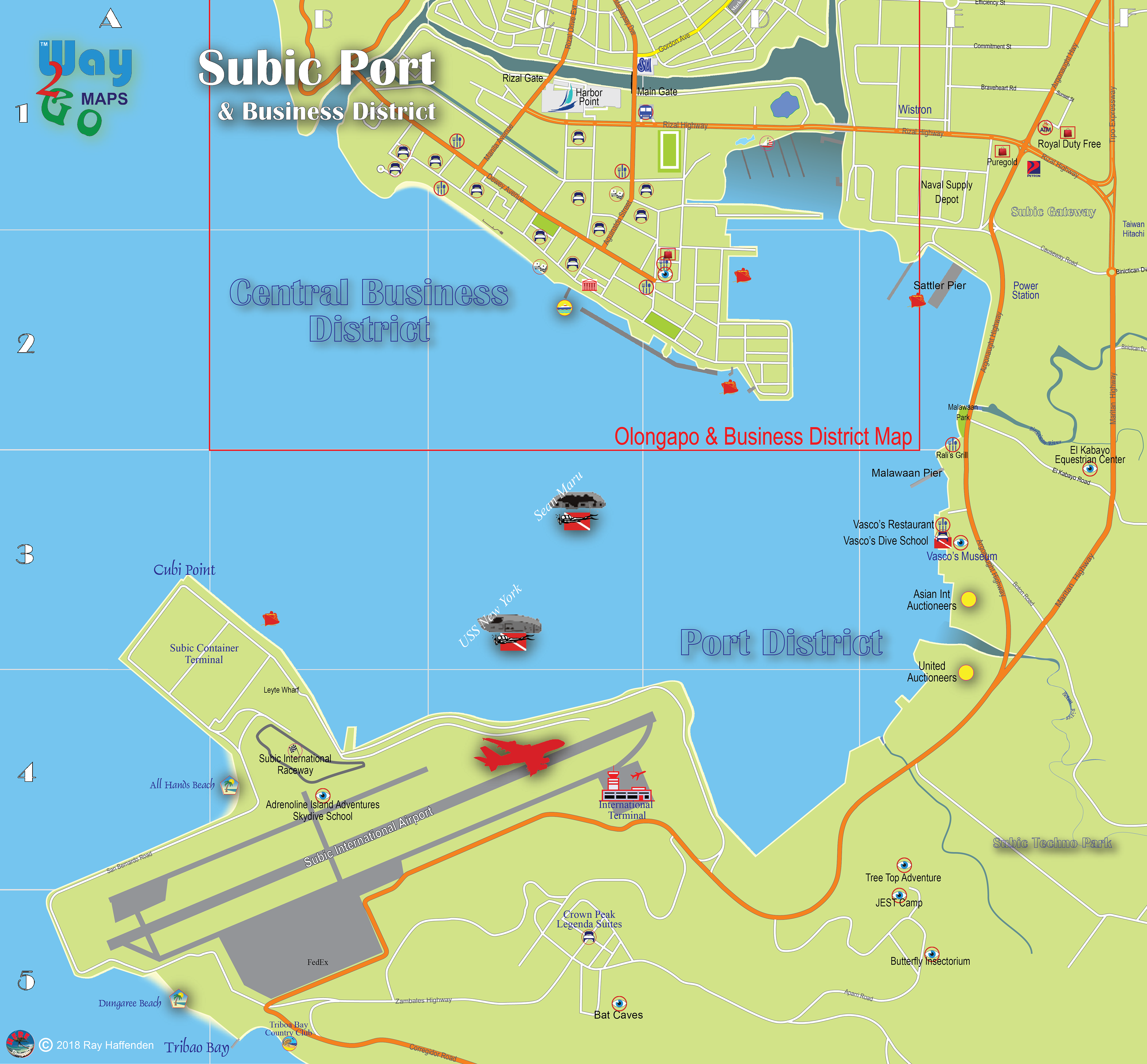 Subic Bay Maps - Home