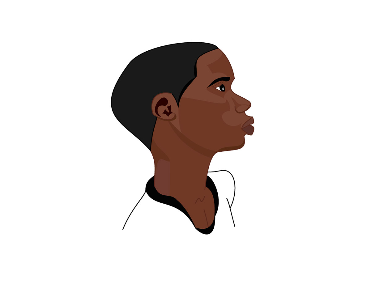 Spiff Art - Side Profile Study