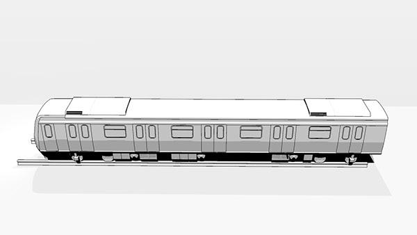 Damien Perkins - 3D Model MTR Train (Hong Kong) Damien Perkins - 3D Model MTR Train (Hong Kong)