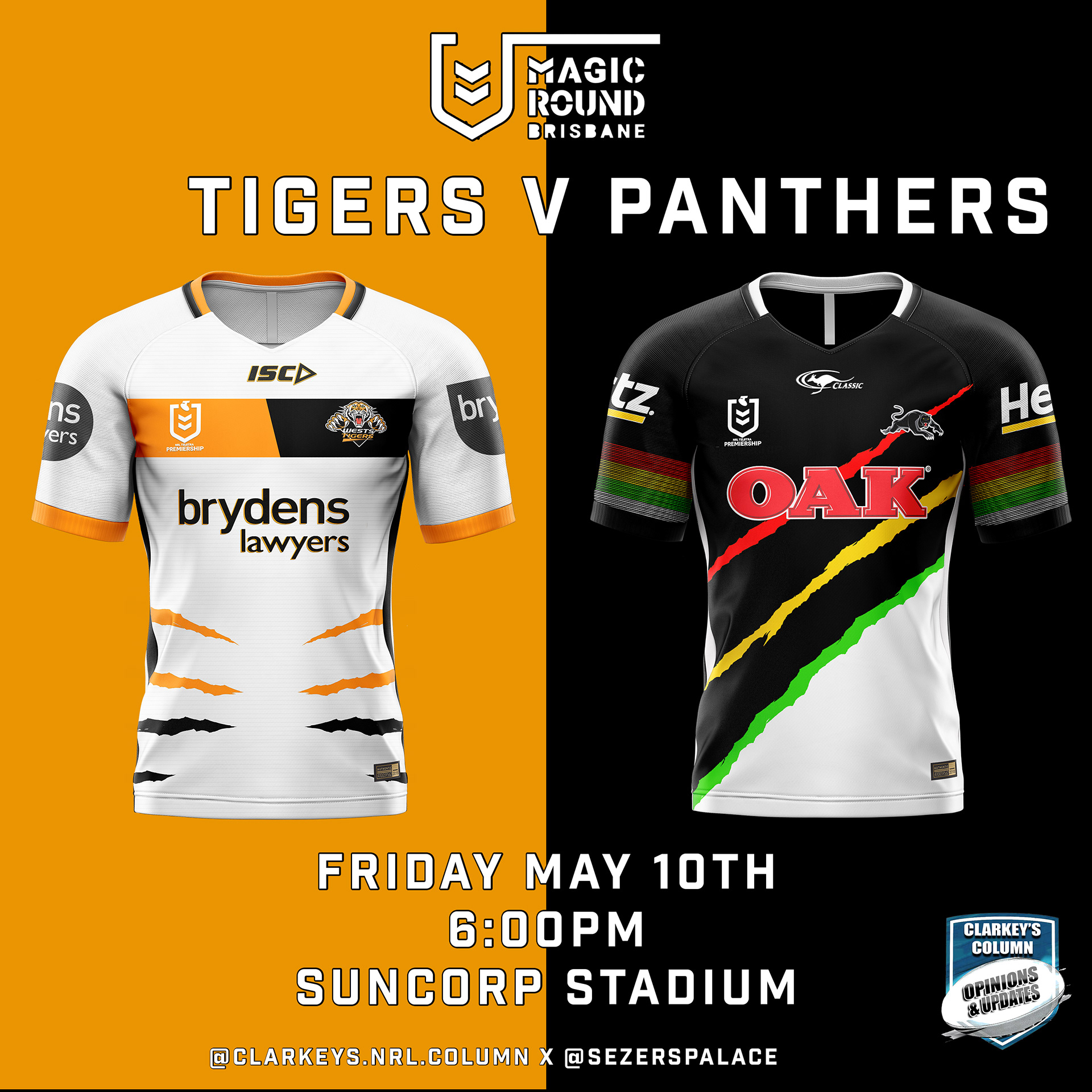 Jack Cronin - NRL Magic Round Jersey Concepts