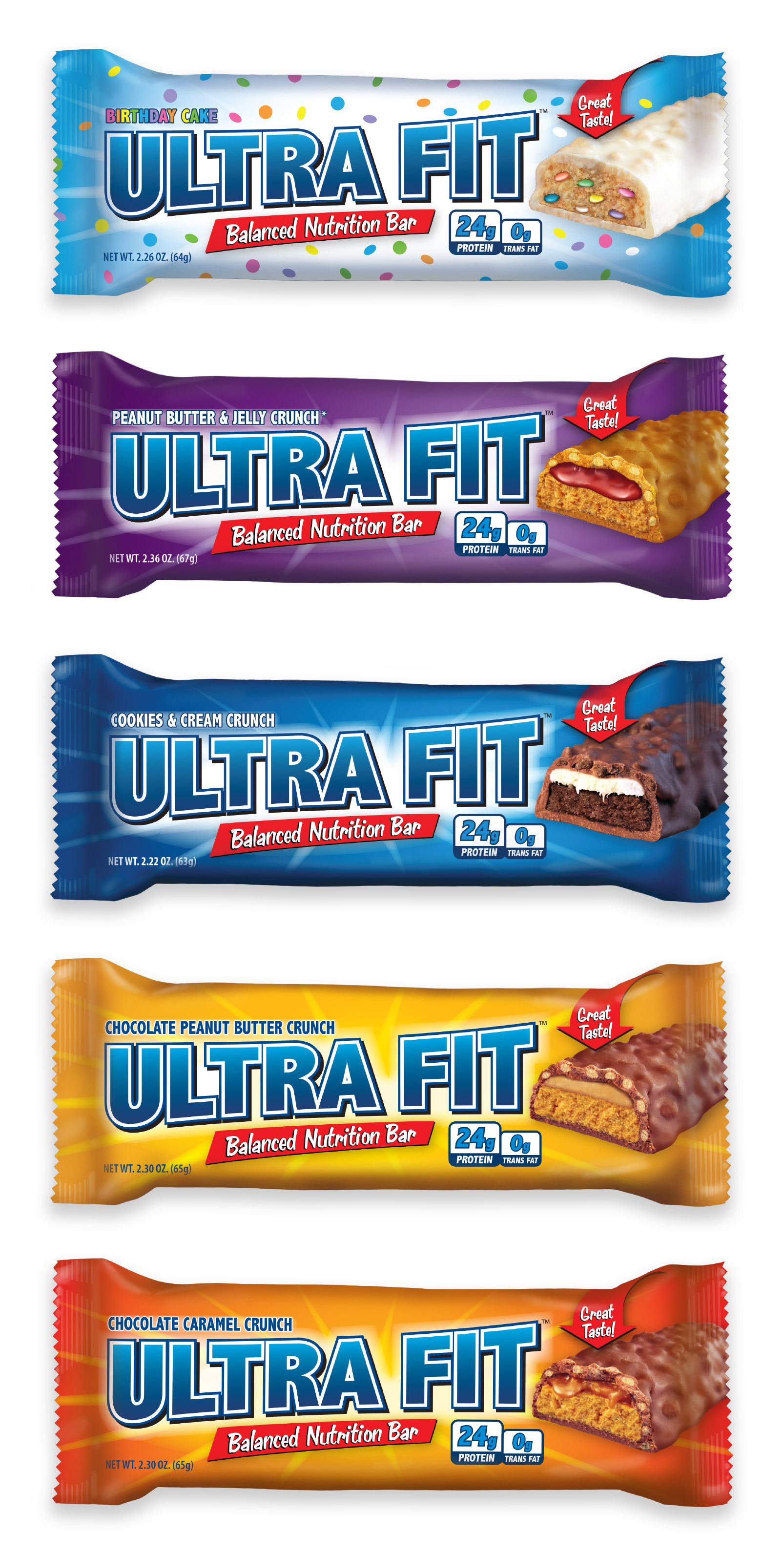 Mary Grosse - ULTRA FIT Protein Bar Wrapper Design