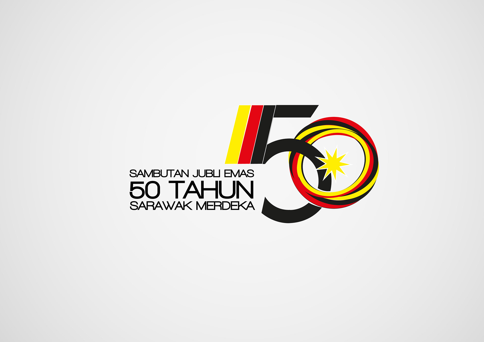 Dhiya Roslan - Sarawak 50th Independence Logo Design