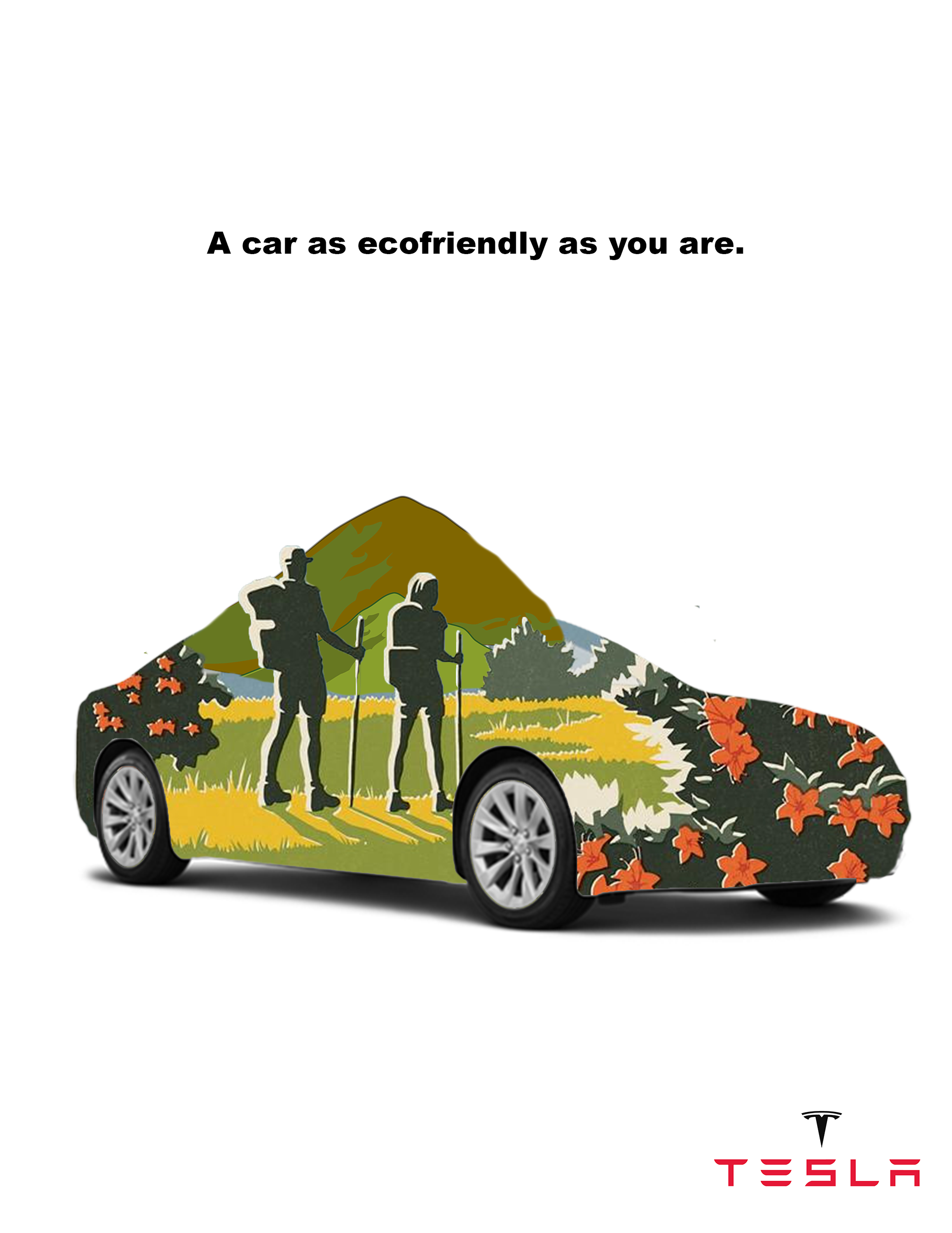 Casey Thomas - Tesla Print Ads