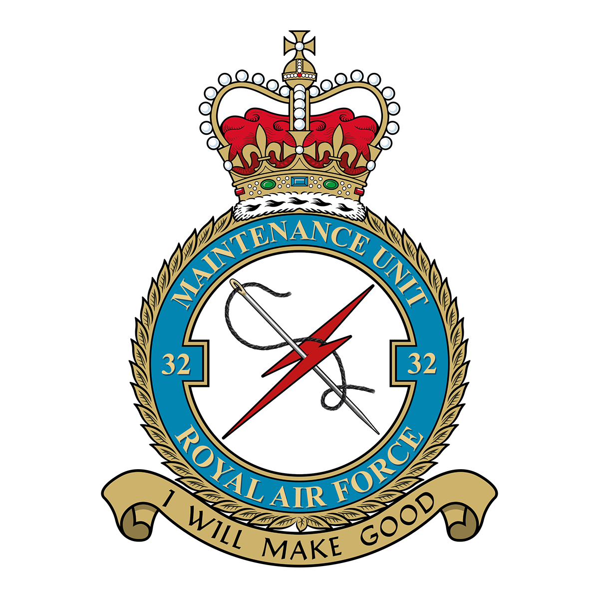 RAF Vector Badges - RAF Maintenance Units
