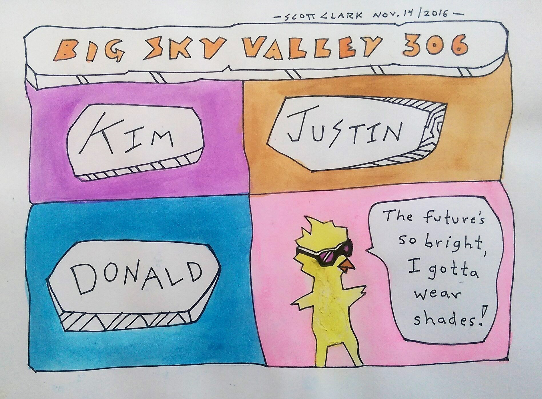 Scott Clark - COMIC ILLUSTRATIONS