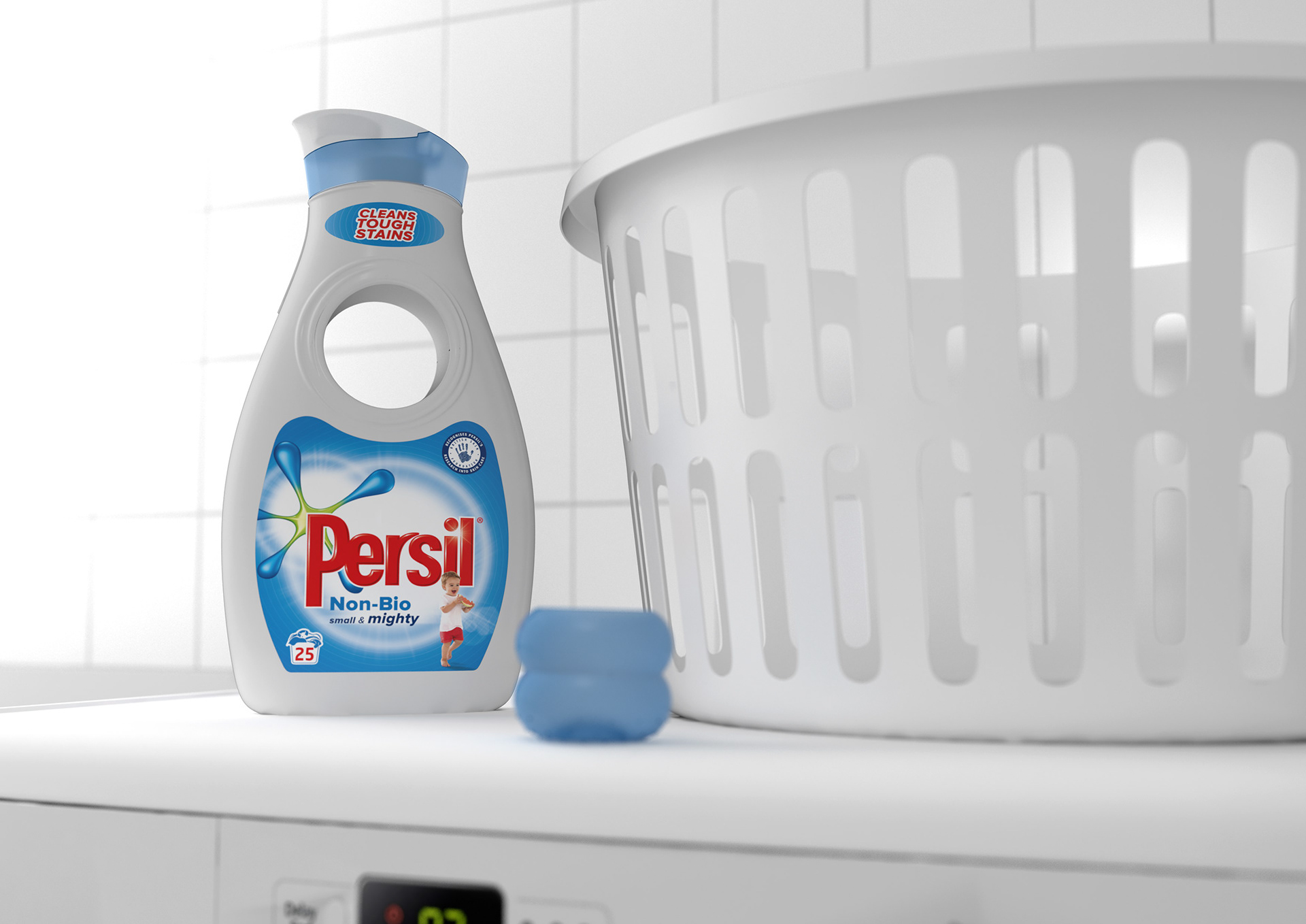 arbitrary visualisation - Persil / Omo bottle packaging