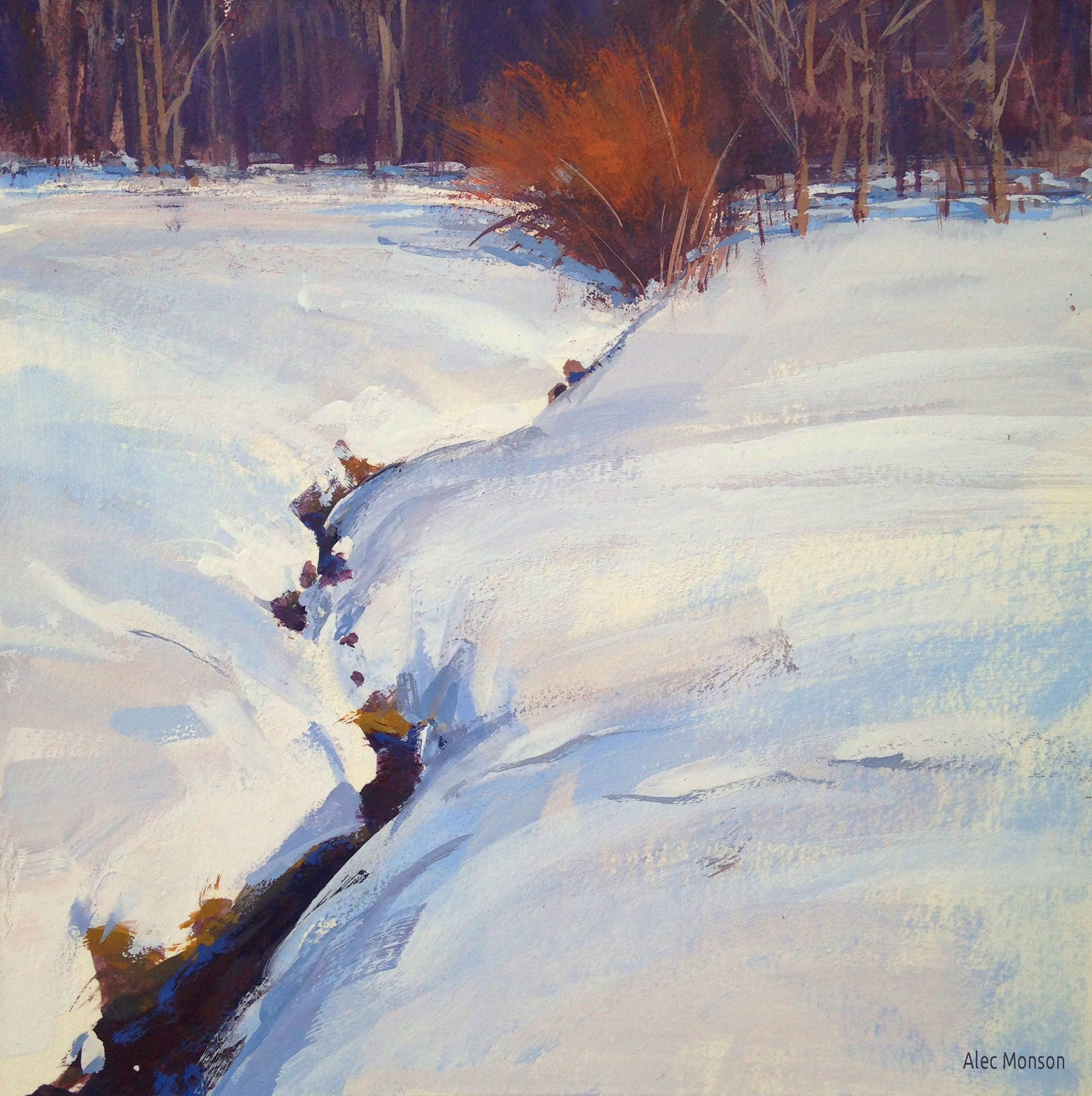 Alec Monson - Gouache Paintings