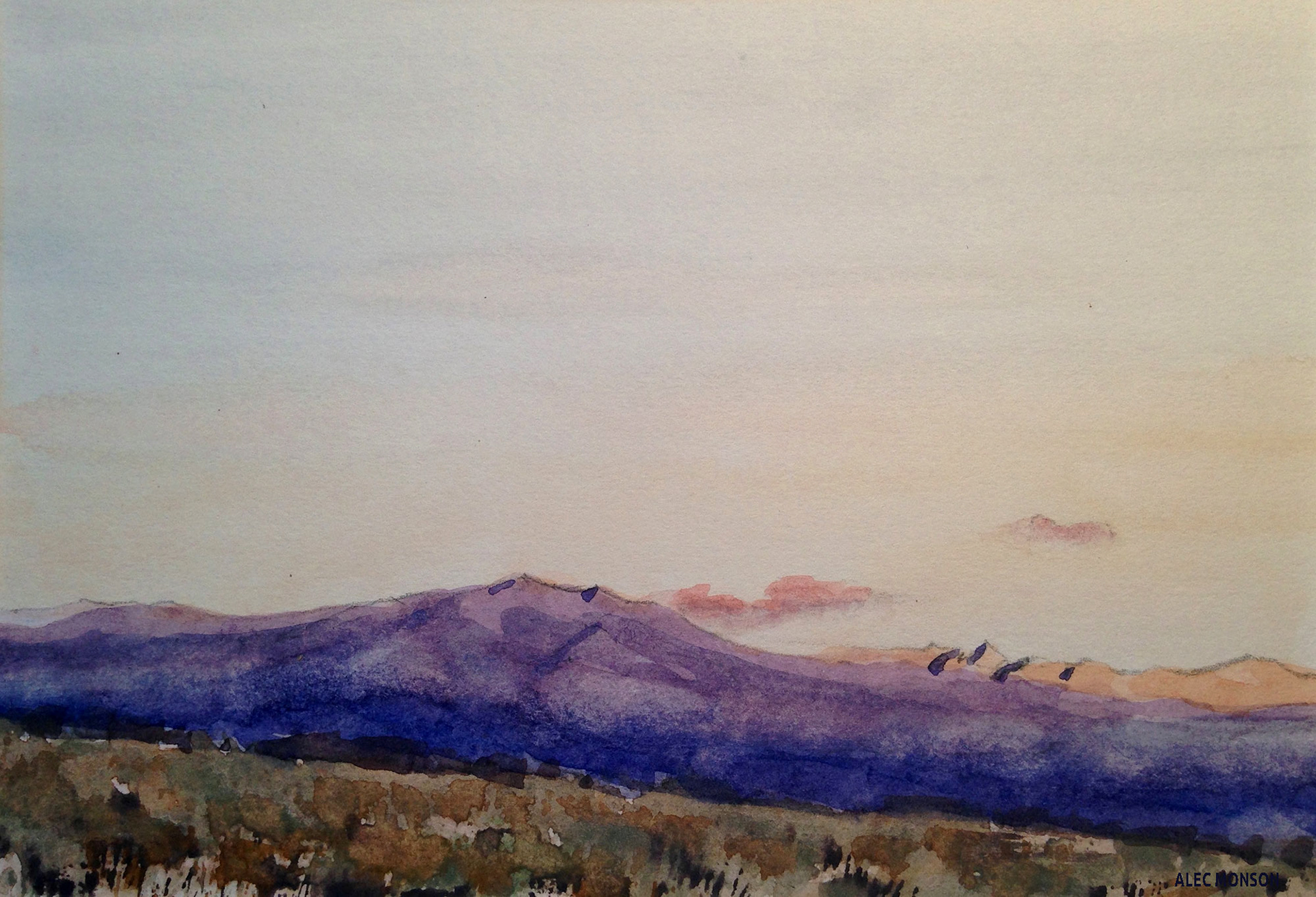 Alec Monson - Gouache Paintings