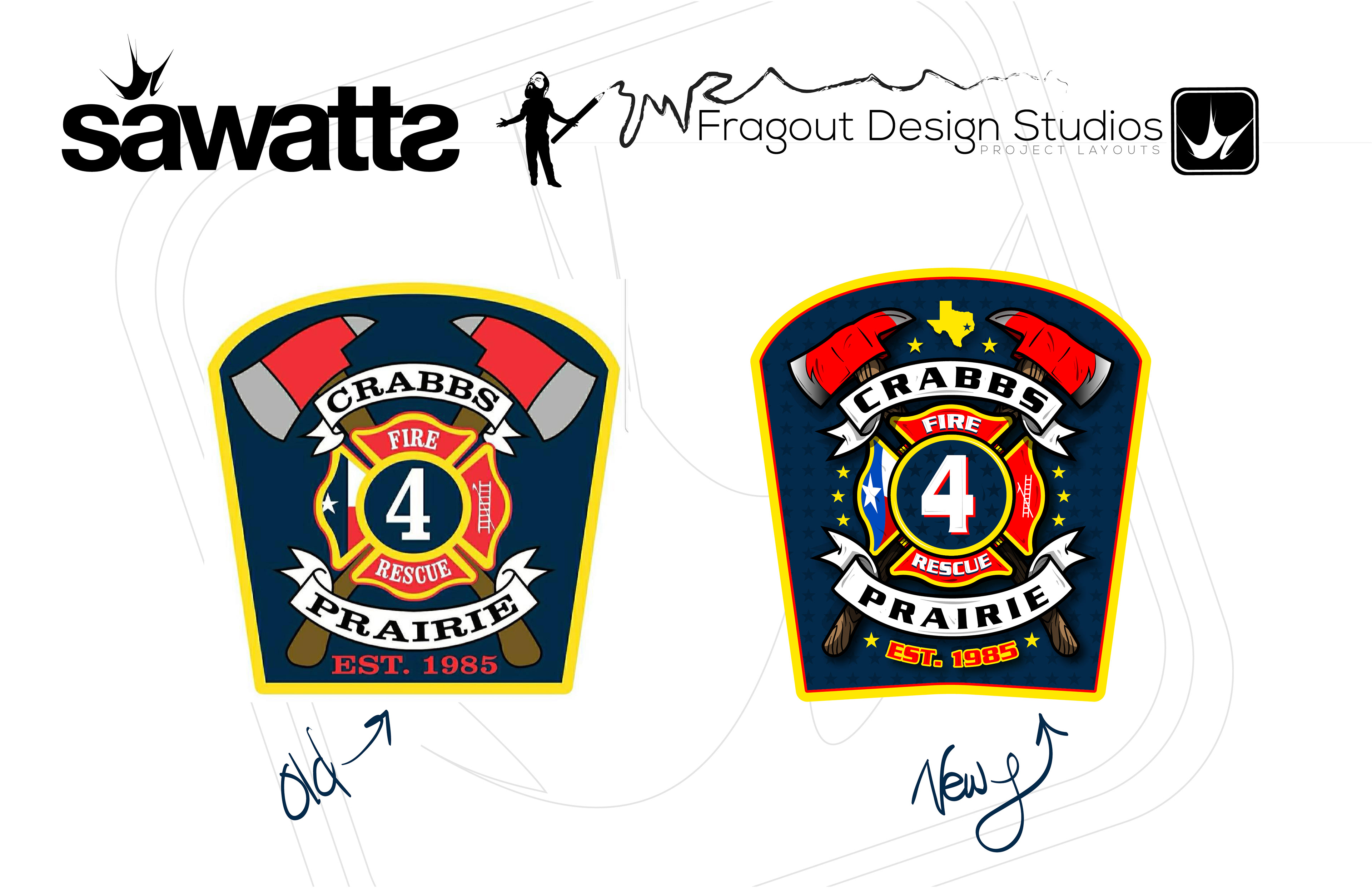 Fragout Design Studios - Volunteer Fire Department Unit Patch Design ...
