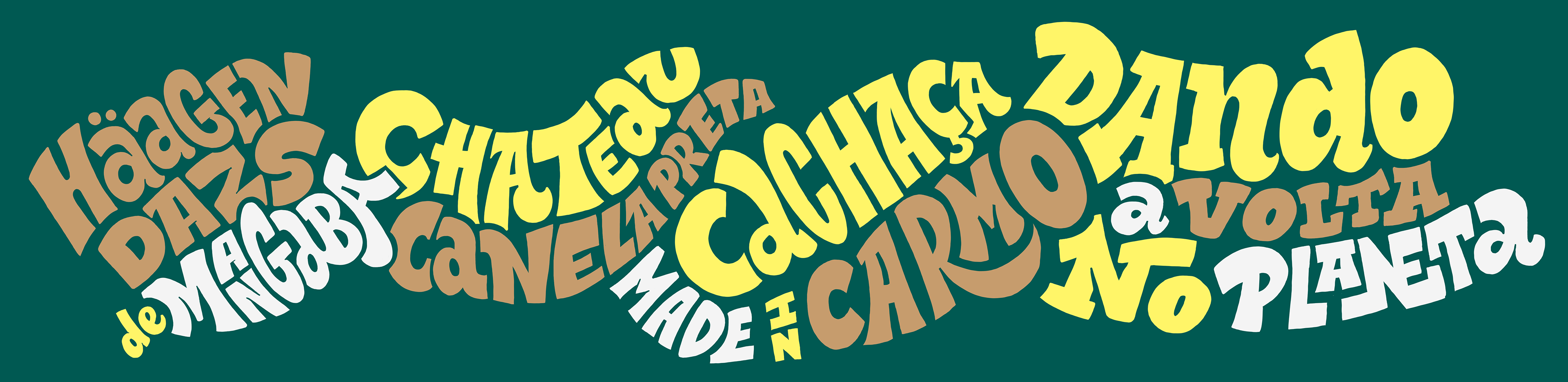 Diego Maldonado - Lettering • Häagen-Dazs de Mangaba