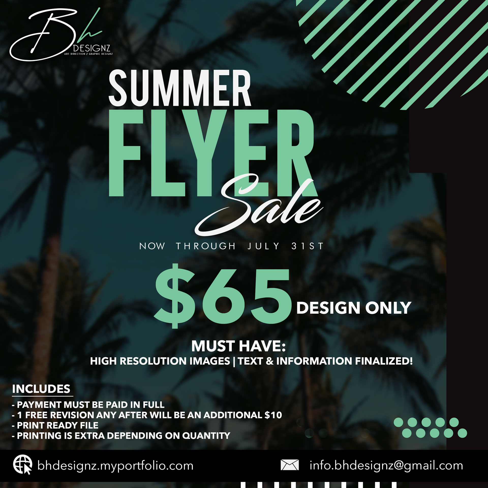 BhDesignz - MARKETING/ PROMOTIONAL DESIGNS