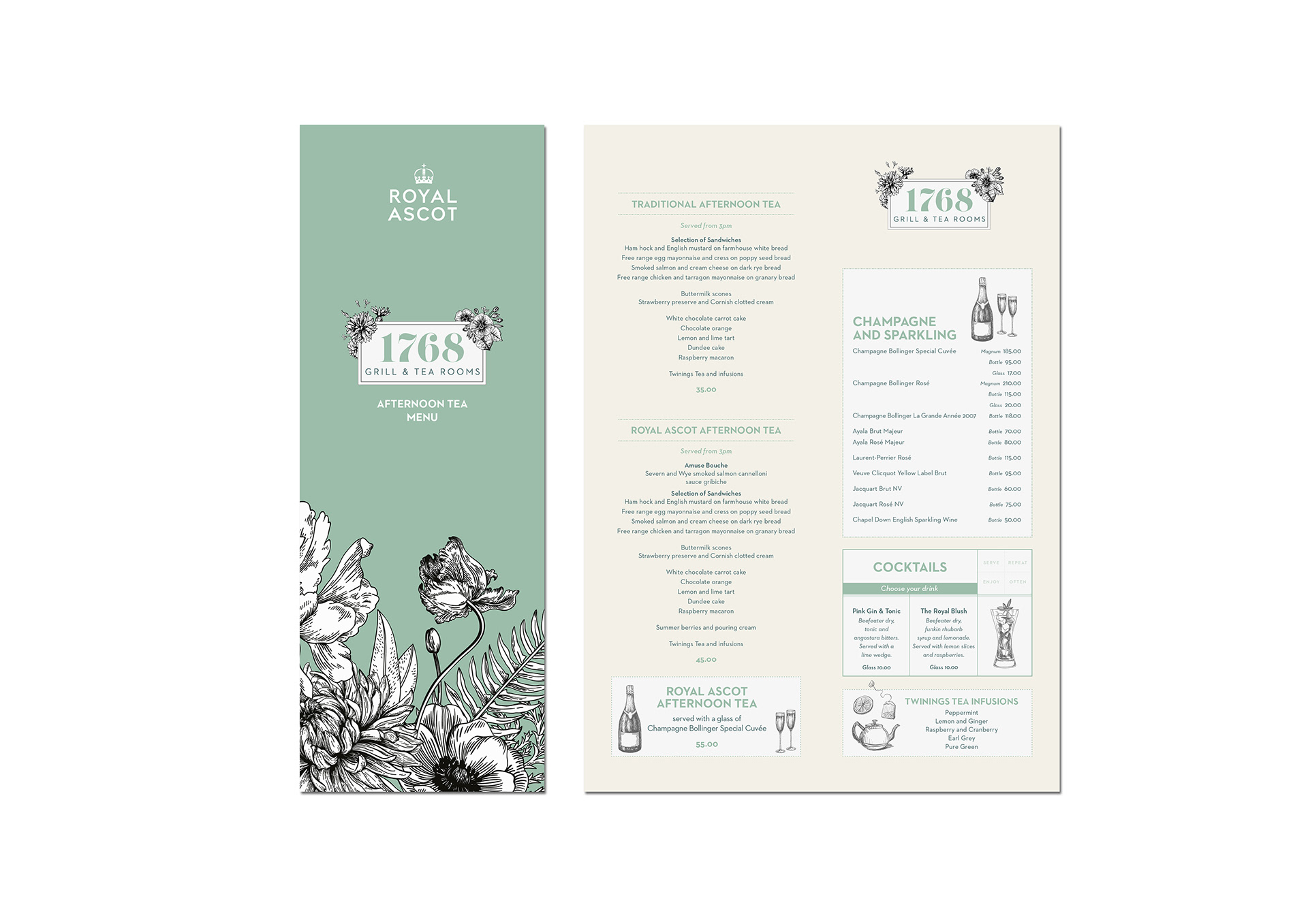 Seeing It Differently - Royal Ascot handheld menus