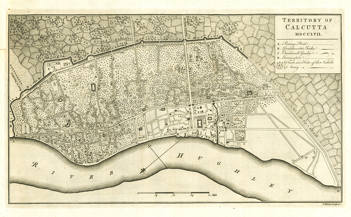 Mapping Bengal - CALCUTTA 1757