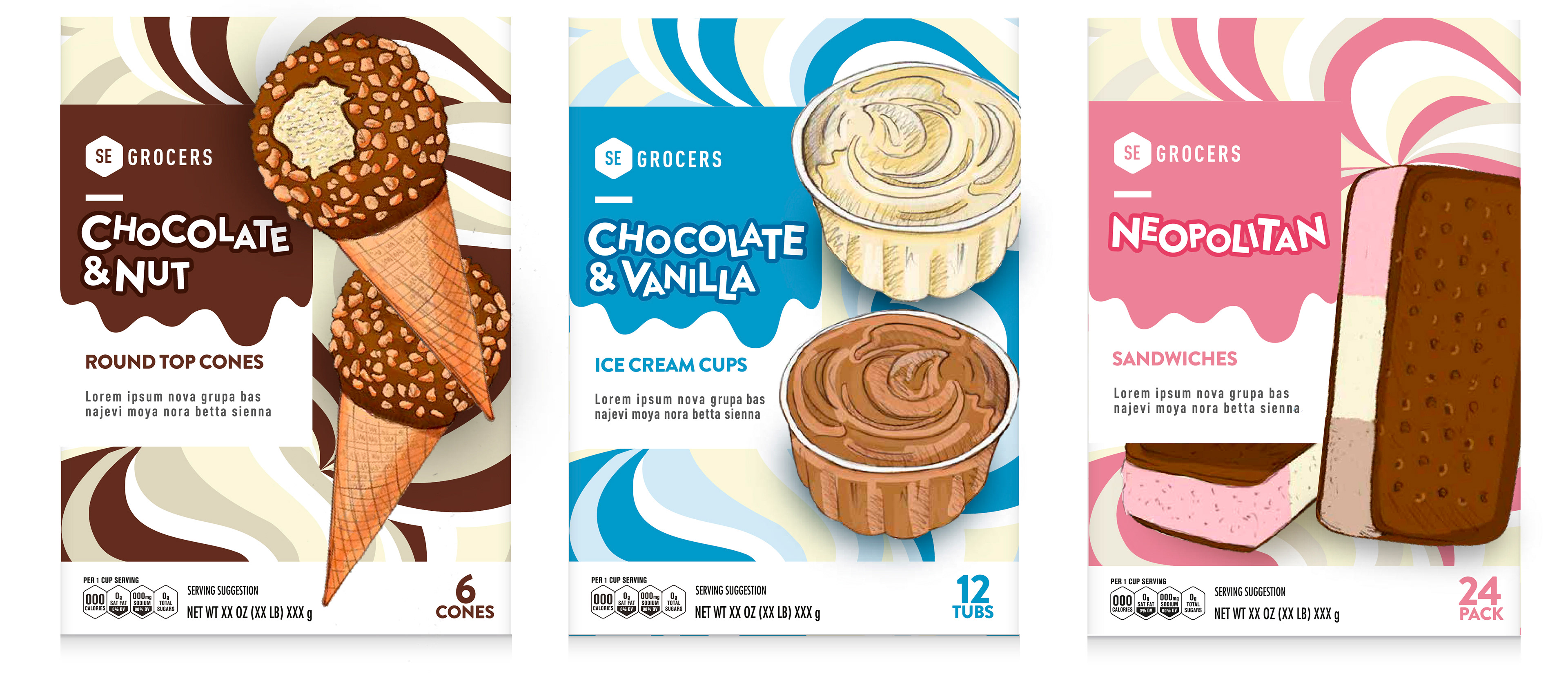 Angela Ellis - SEG (U.S) Boxed Ice Creams Packaging Concepts