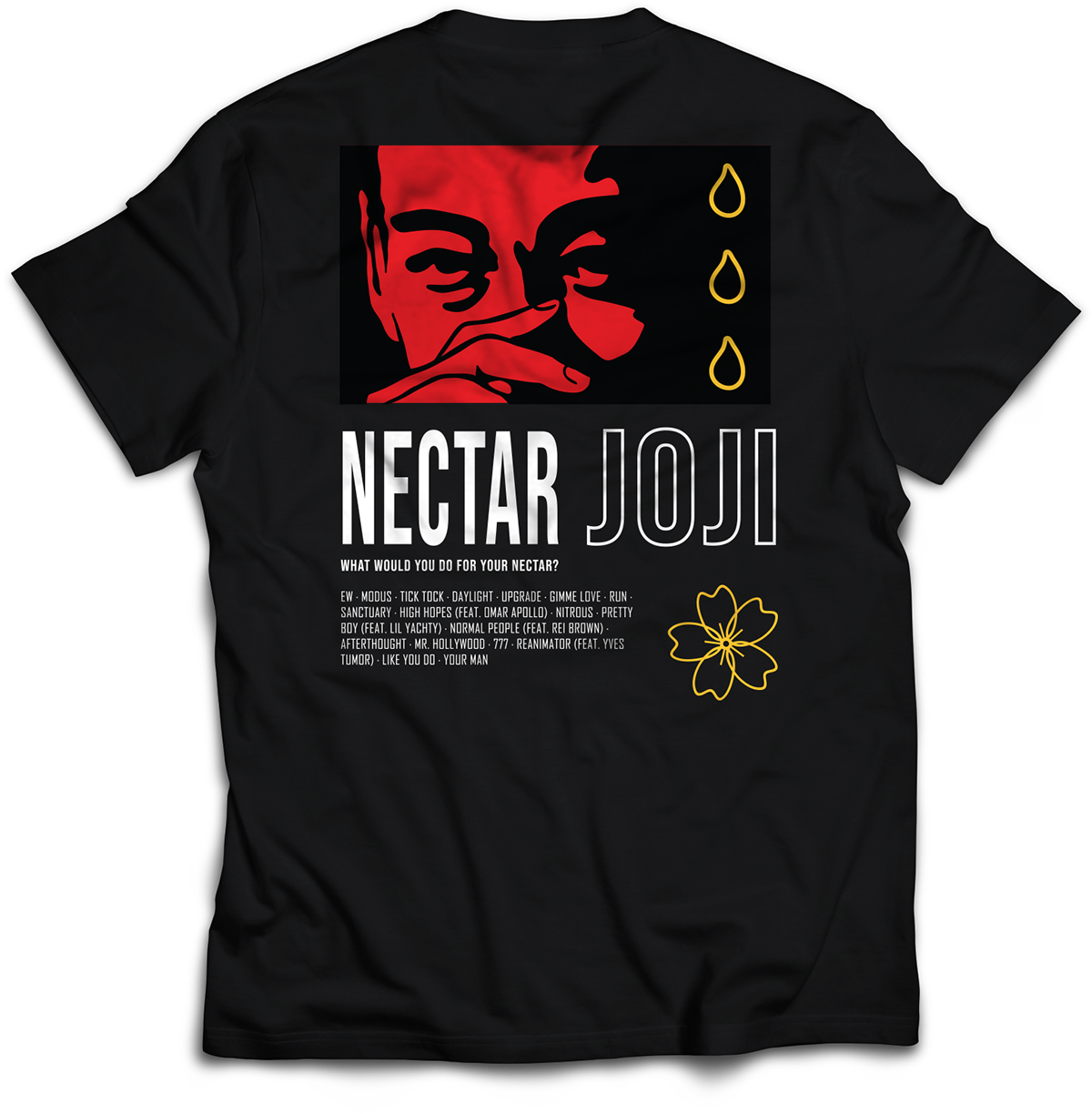 Ashley Livolsi - Joji Nectar Album - Merch Concept