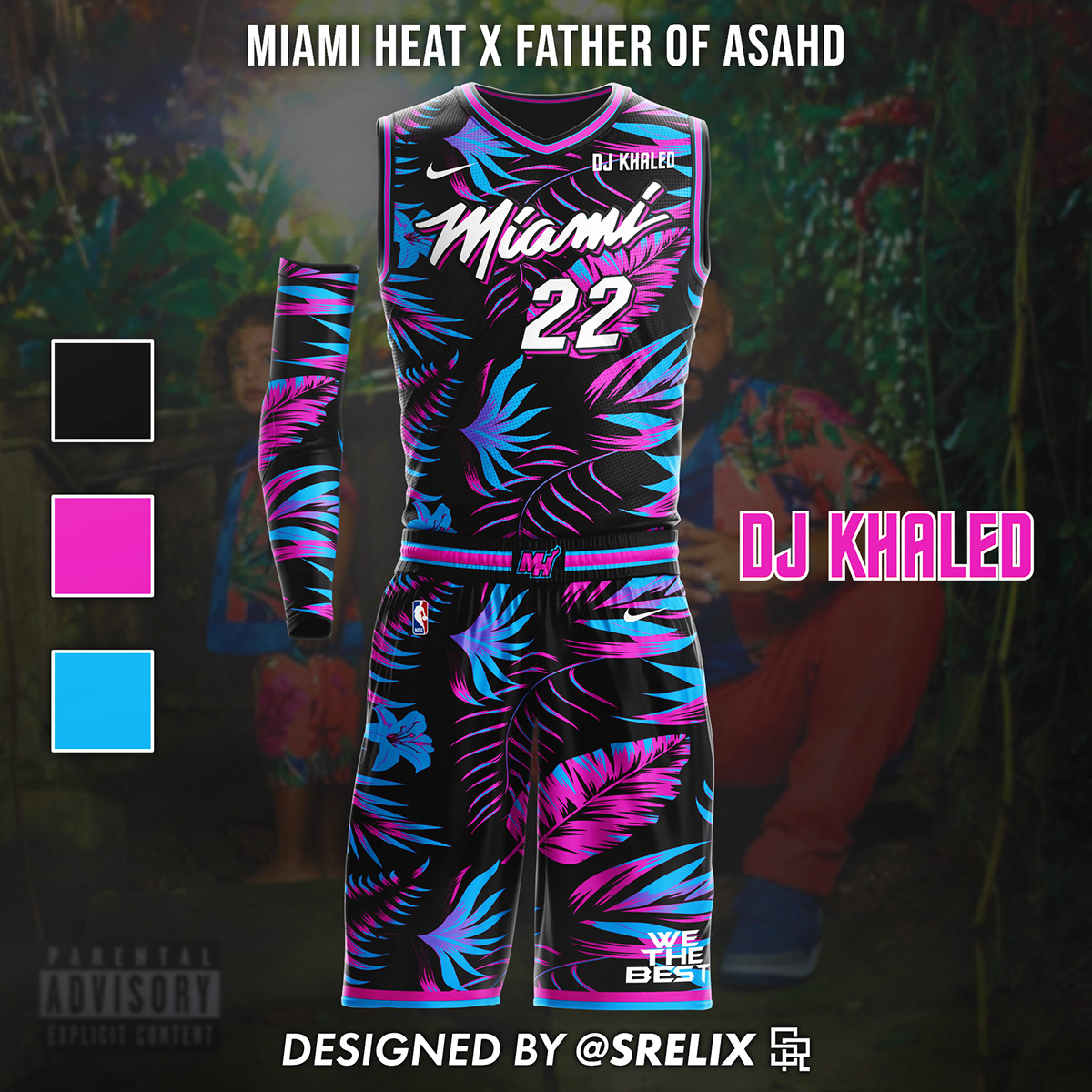 SRELIX Portfolio - NBA x Hip-Hop Jersey Concepts