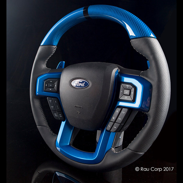 Rau Custom Steering Wheels - Ford Raptor Carbon Fiber