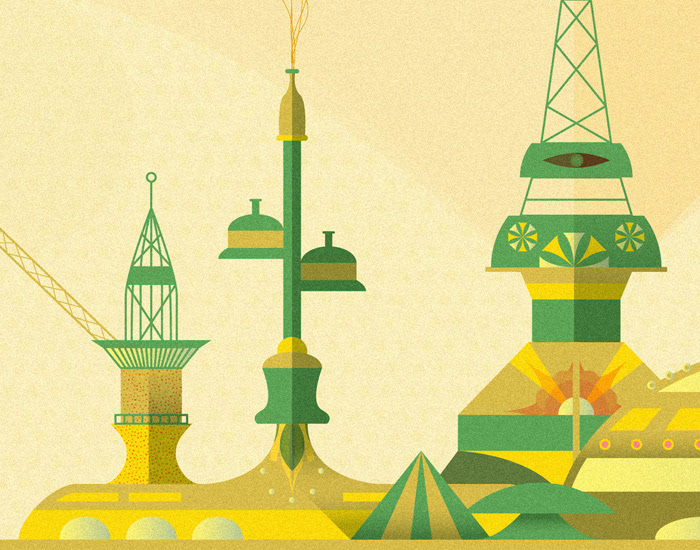 TOOCO - Visual Art, Illustration & Design - BP Oil Rig Poster