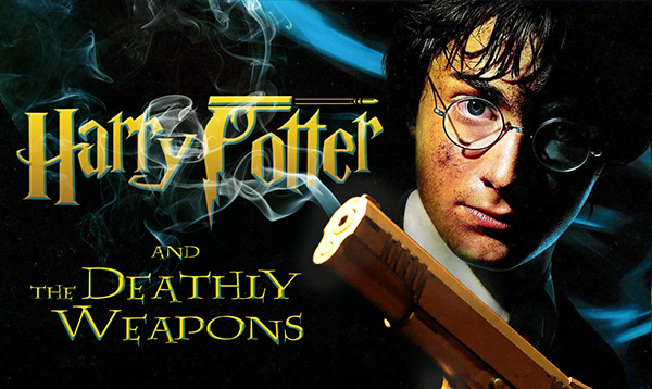 Harry Potter with guns
