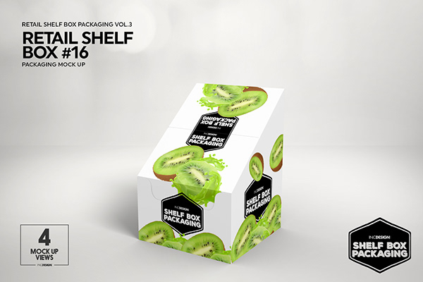 CM Retail Shelf Box Packaging MockUp | visualstorms